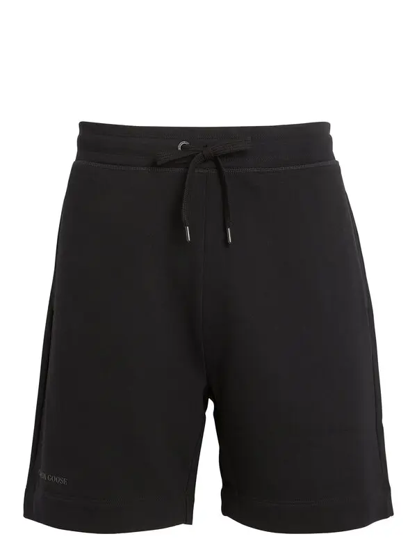Canada Goose Cotton Huron Sweatshorts - Black