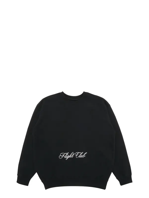 FLIGHT CLUB Script Sweatshirt - Black