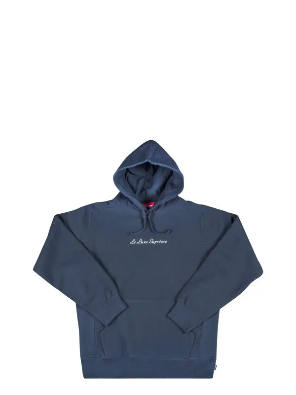 Supreme Le Luxe Hooded Sweatshirt - Blue