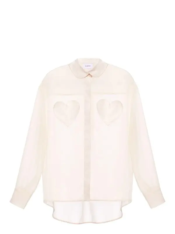 Sleeper Montmartre Heart-pocket Shirt - White