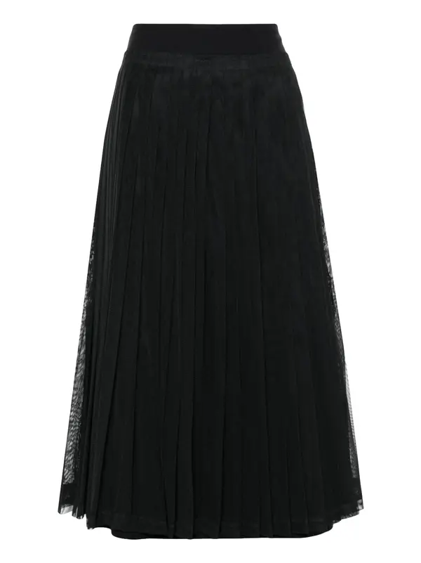 Fabiana Filippi Pleated Midi Skirt - Black