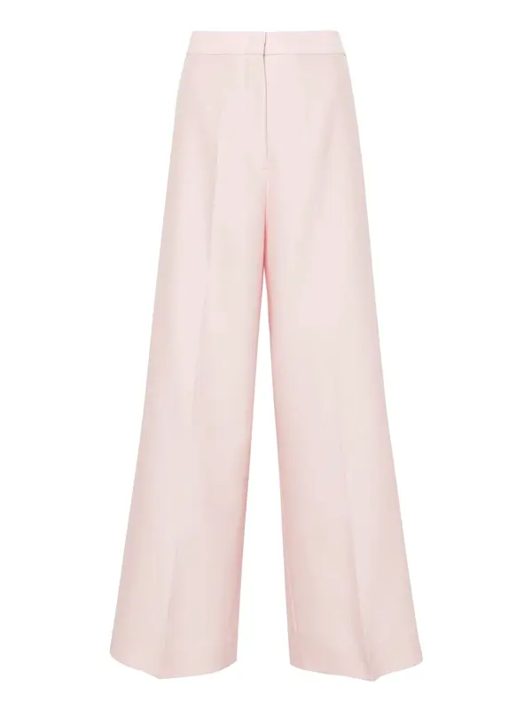 Fabiana Filippi High-waisted Wide-leg Trousers - Pink