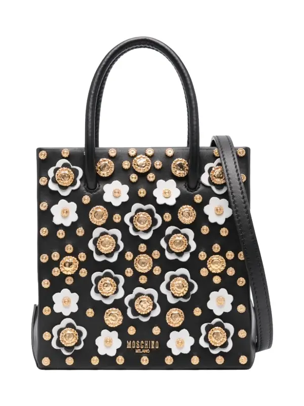 Moschino Stud-detailing Tote Bag - Black