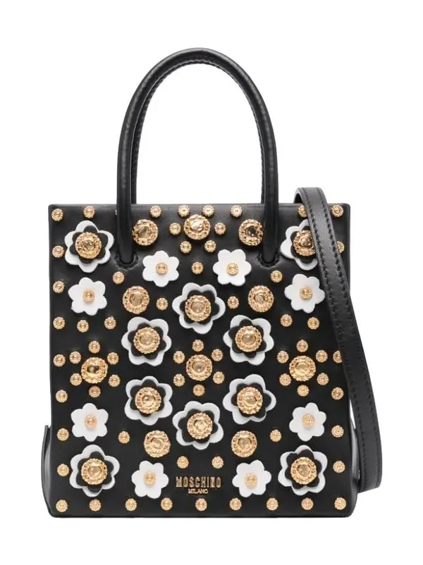 Moschino Stud-detailing Tote Bag - Black