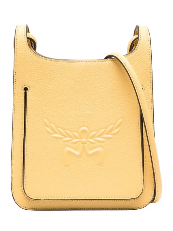 Mcm Himmel Mini Hobo Bag - Yellow