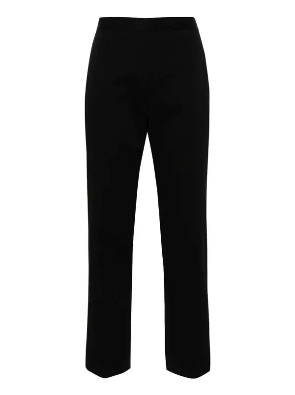 Fabiana Filippi Straight-leg Gabardine Trousers - Black