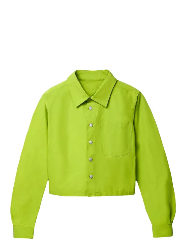 Camper Button-up Shirt Jacket - Green