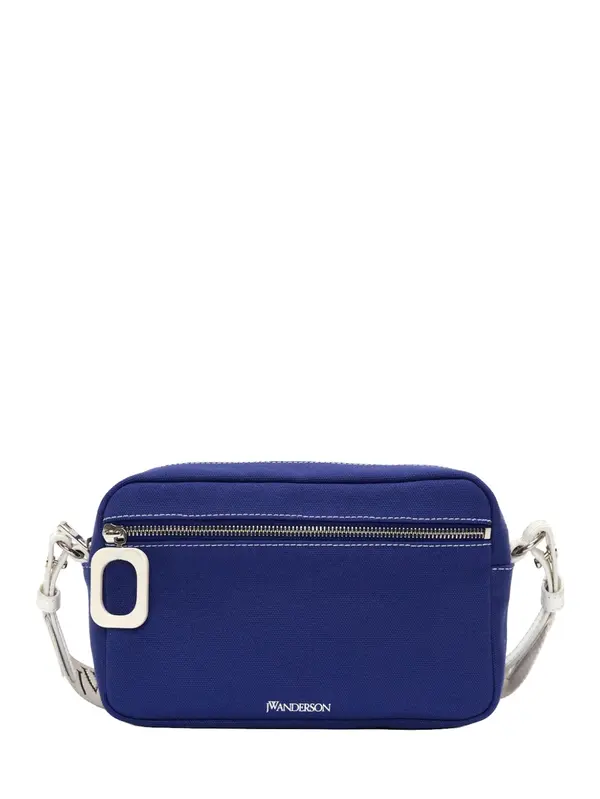 JW Anderson Logo-jacquard Shoulder Bag - Blue