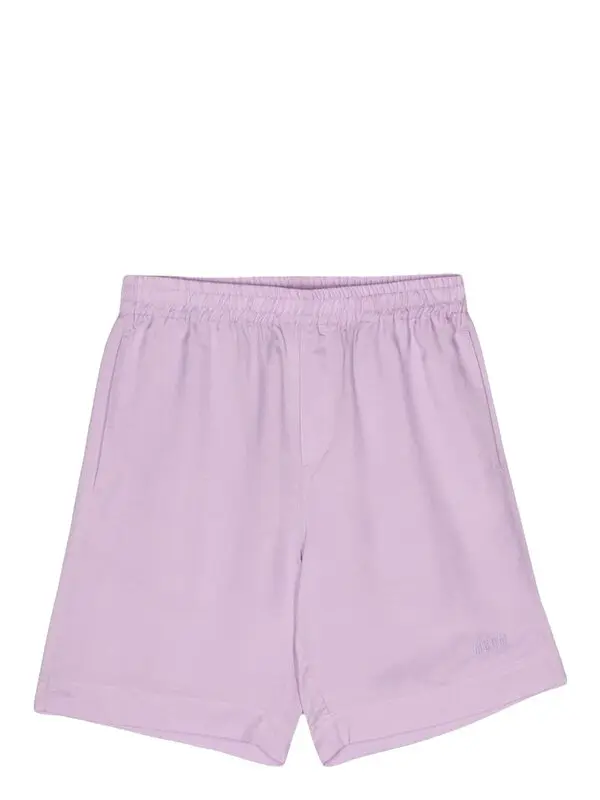 MSGM Embroidered Shorts - Purple