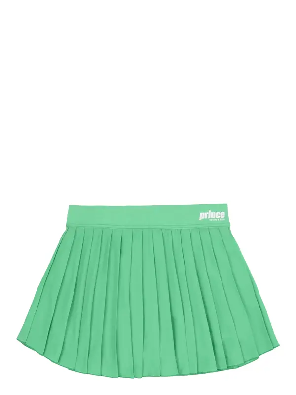 SPORTY & RICH Pleated Mini Skirt - Green