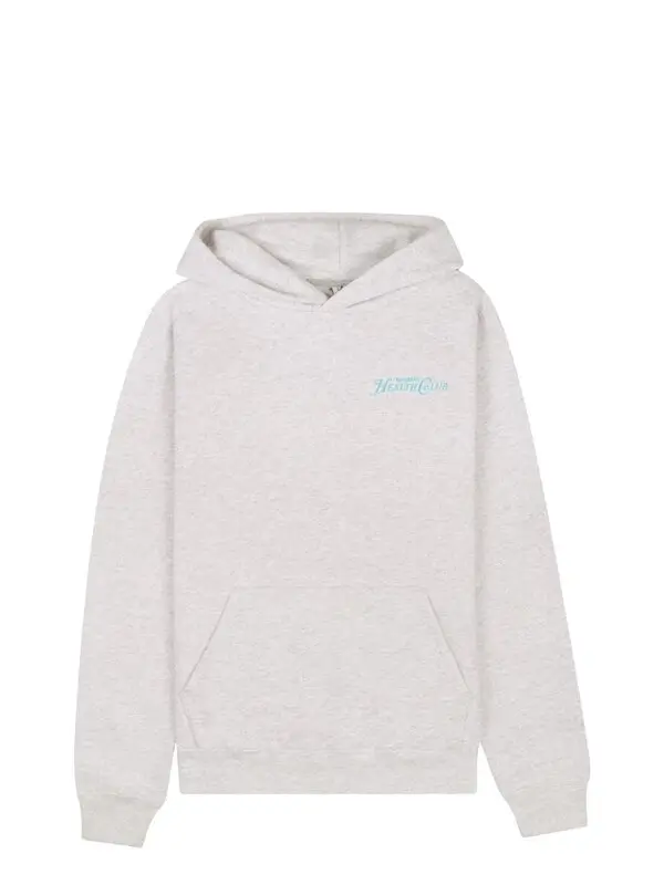 SPORTY & RICH Rizzoli Logo-print Hoodie - Grey
