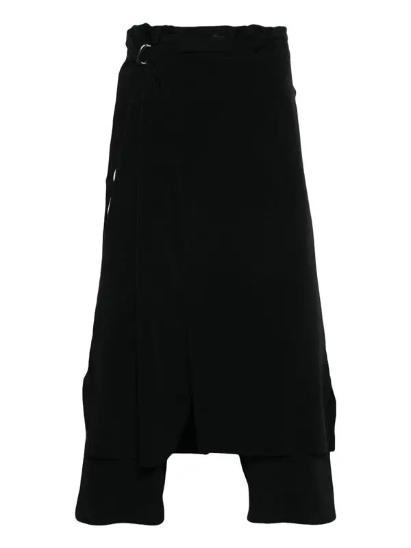 Yohji Yamamoto U-standard Wrap Pants - Black
