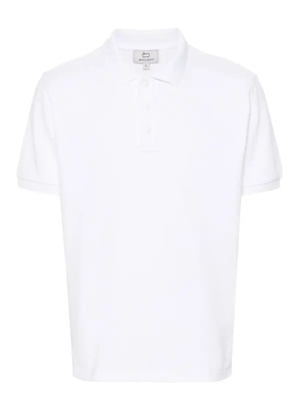 Woolrich Logo-print Cotton Polo Shirt - White