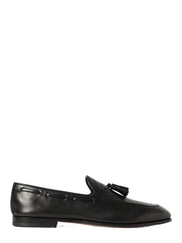Church's Leather Tassel Loafers - Black