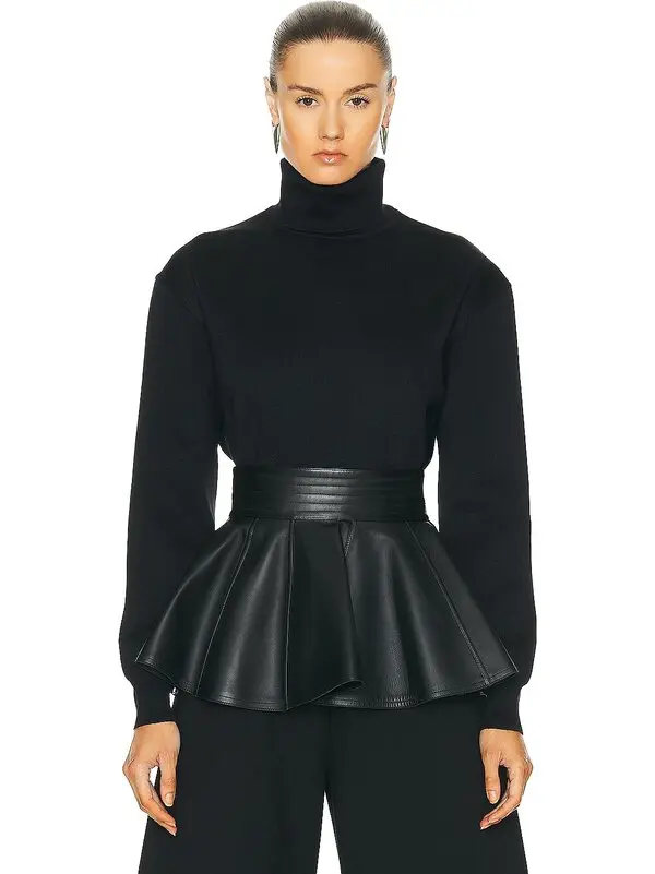 Alaïa Oversize Jumper Sweater - Noir