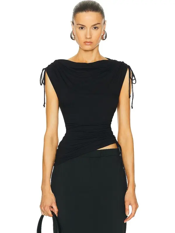 L'academie By Marianna Greava Top - Black