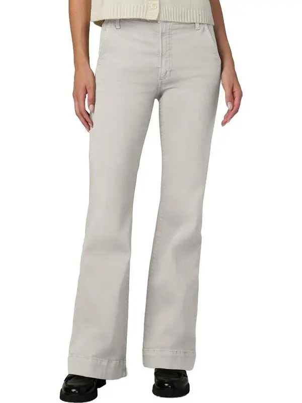 Joe's Jeans Molly High Waist Flare Trouser Jeans - Stone