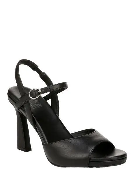 Naturalizer Lala Ankle Strap Sandal - Black Leather