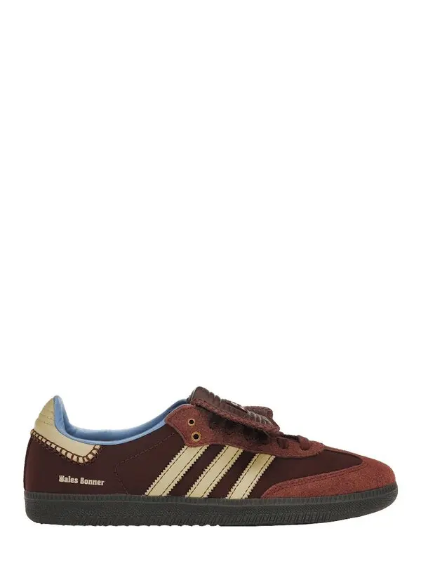 Adidas Samba Nylon Wales Bonner Sneakers - Fox Brown/sandy Beige/lucky Blue