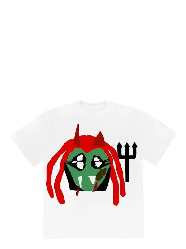 PLAYBOI CARTI X Cpfm 4 Wlr King Vamp T-shirt - White