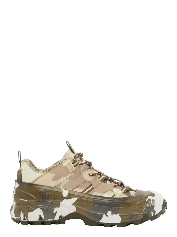 Burberry Arthur Camouflage Print Sneakers - Camouflage Print Nylon