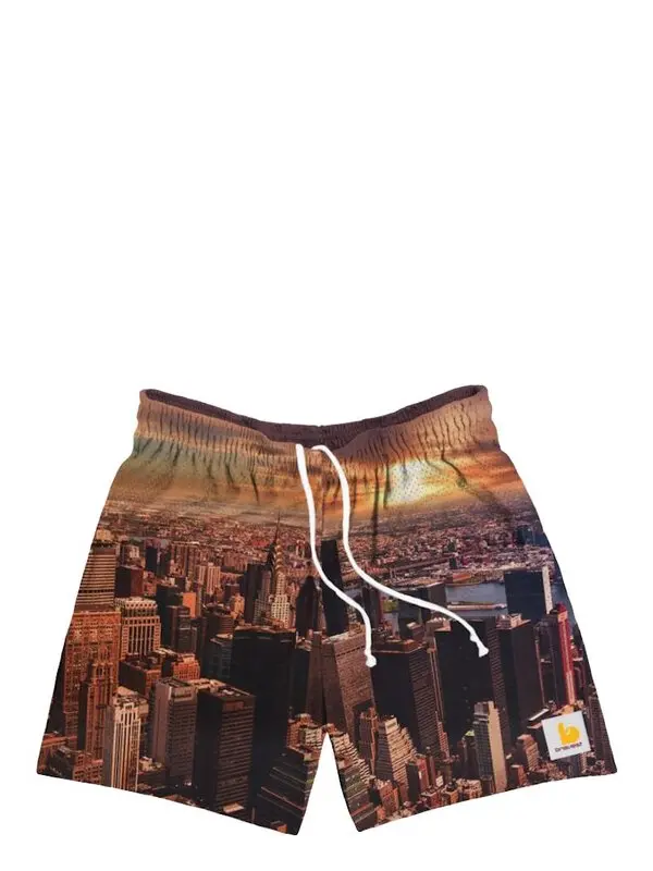 BRAVEST STUDIOS Skyline Shorts - Orange