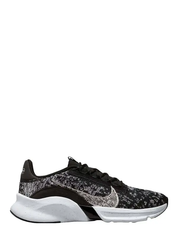 Nike Superrep Go 3 Flyknit Next Nature - Black/metallic Silver/white