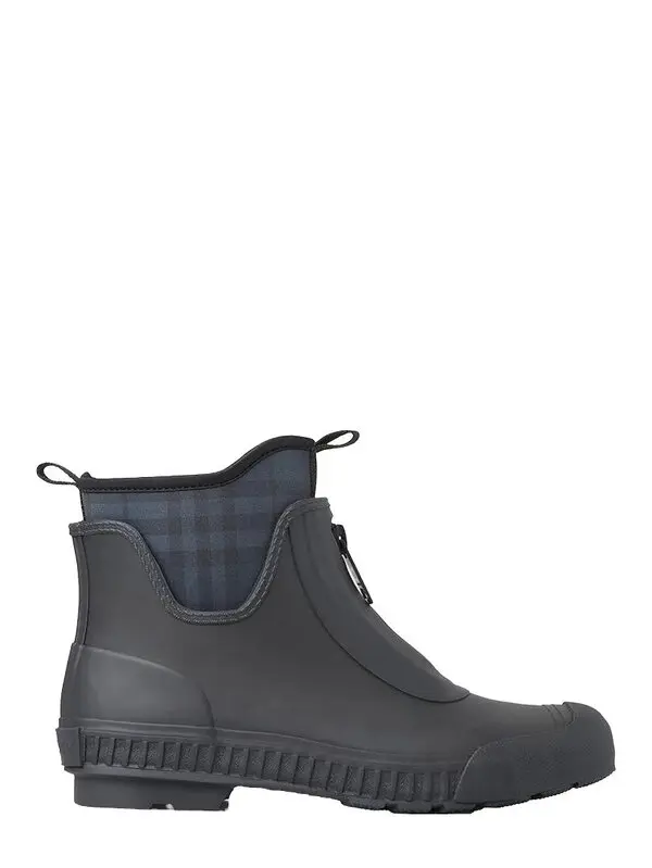 Burberry Flinton Rain Boots - Black/gray