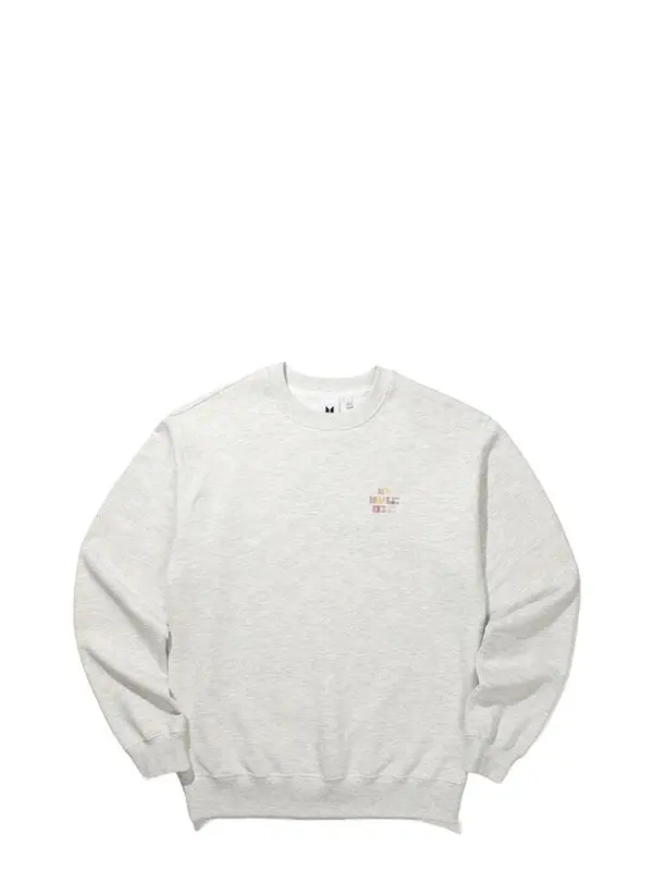 BTS X Mcdonald's Crewneck Sweatshirt - Light Grey