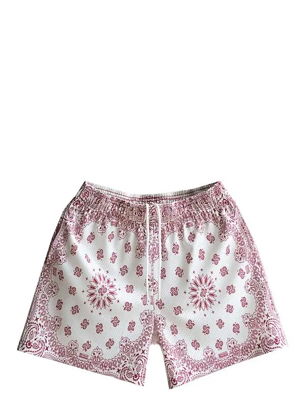 BRAVEST STUDIOS Paisley Print Shorts - Cream