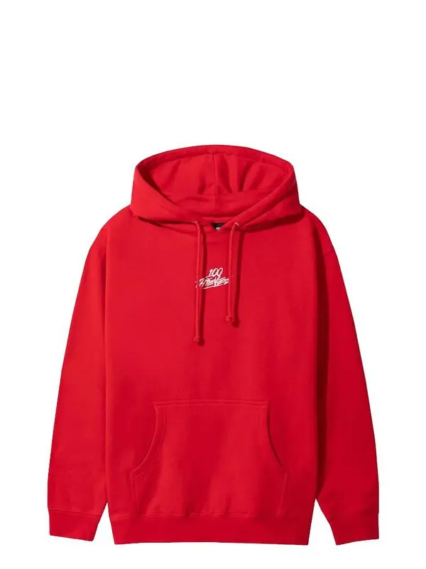 100 THIEVES Logo Hoodie - Red