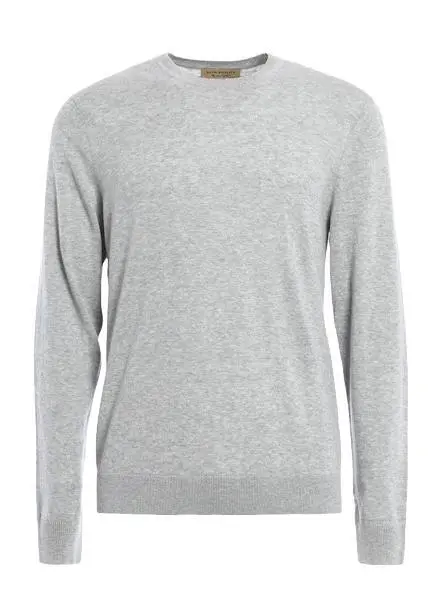 Burberry Cashmere Blend Crewneck Sweatshirt - Grey