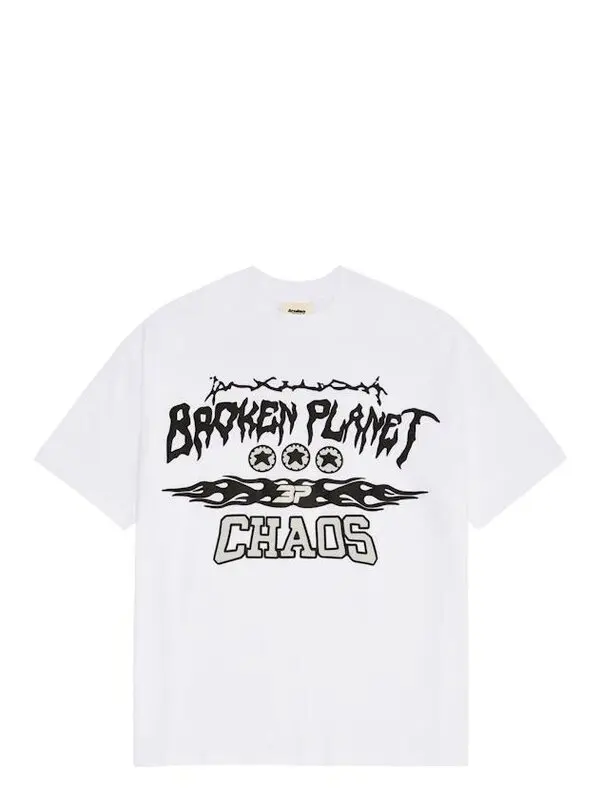 BROKEN PLANET Chaos T-shirt - Snow White
