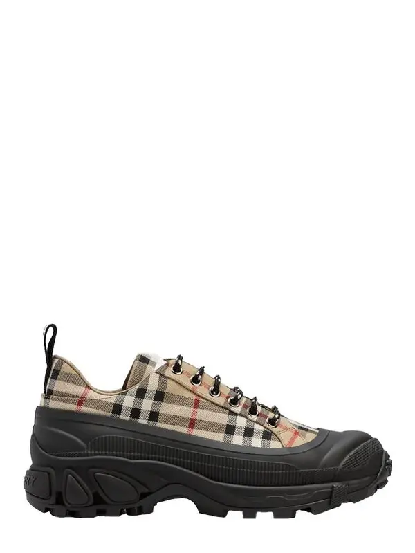 Burberry Arthur Archive Check Sneakers - Beige/black