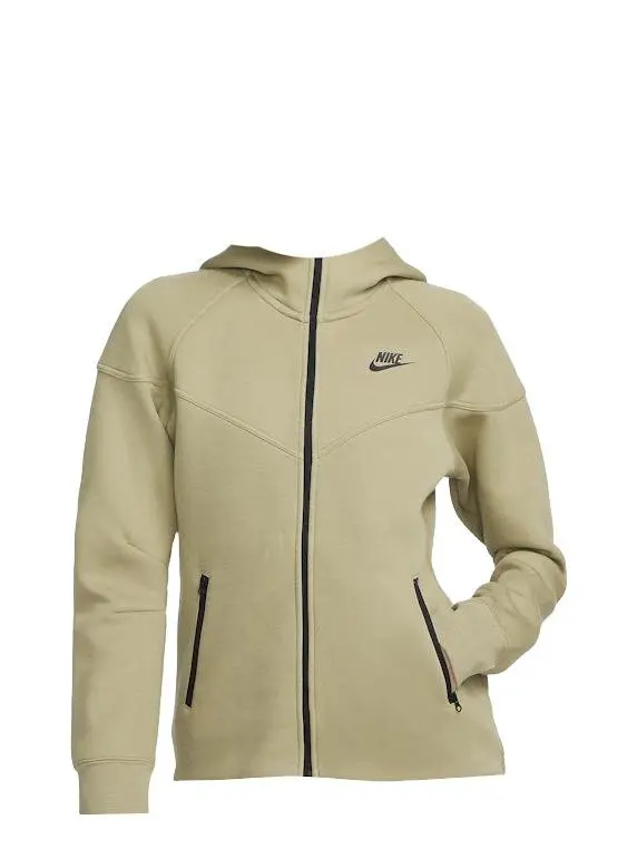 Nike Sportswear Tech Fleece Windrunner Full-zip Hoodie - Neutral Olive/black