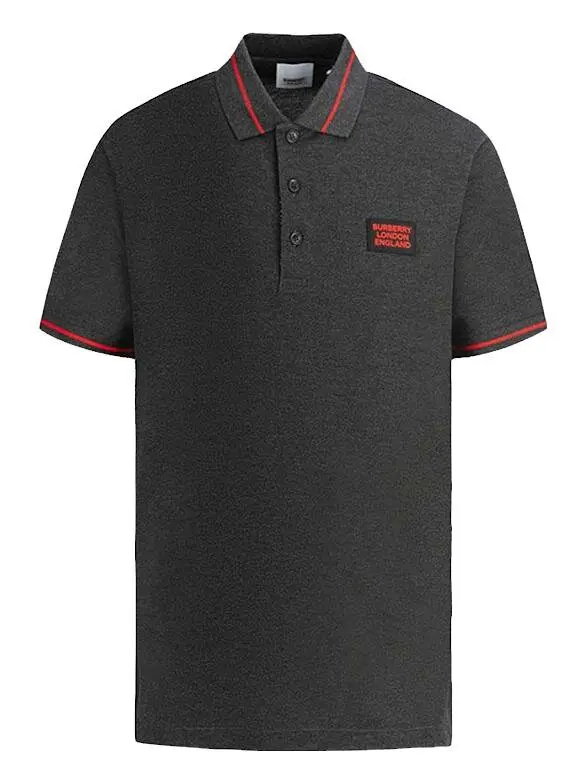 Burberry Grenford Polo Shirt - Charcoal Grey