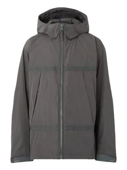 Burberry Back Logo Windbreaker Jacket - Dark Grey