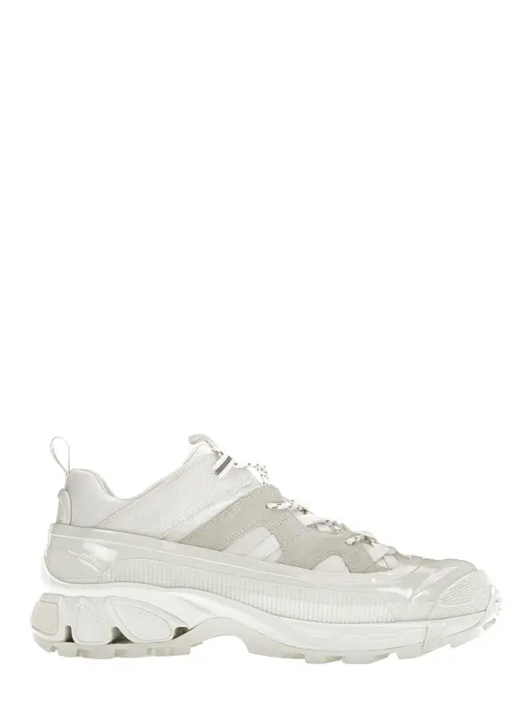 Burberry Arthur Sneakers - White Suede