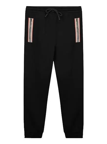 Burberry Iconstripe Track Pants - Black