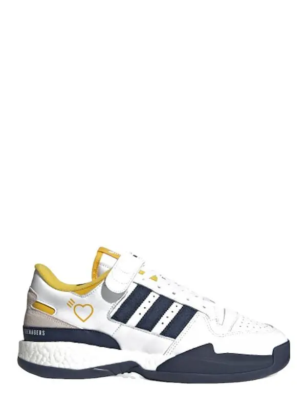 Adidas Forum Boost Low Human Made Sneakers - Footwear White/hazy Yellow/collegiate Navy Blue
