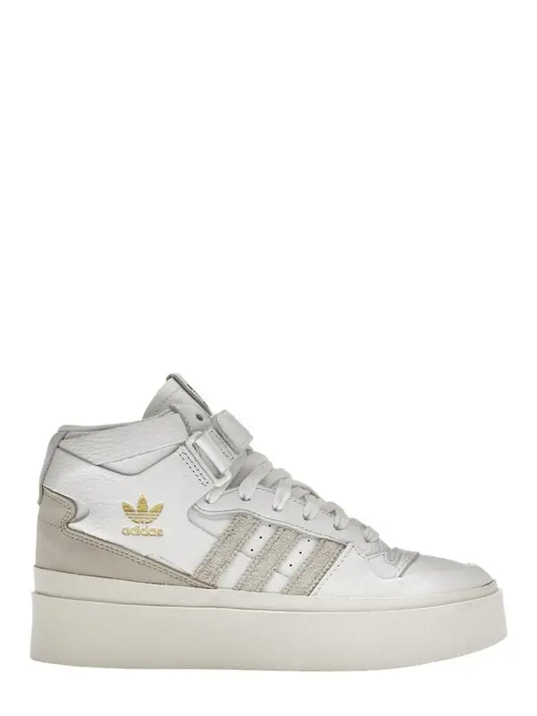 Adidas Forum Bonega Mid Sneakers - Cloud White/orbit Grey/bliss