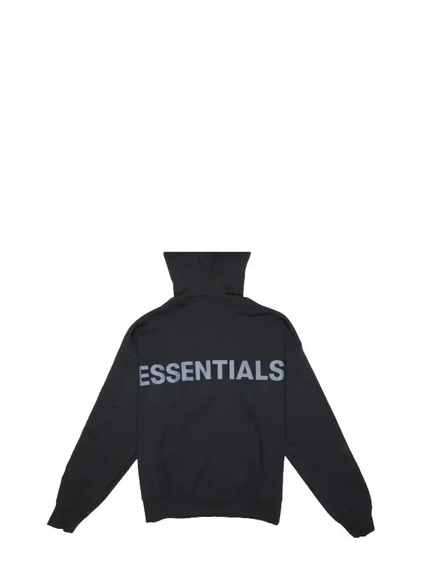Fear Of God Essentials 3m Logo Pullover Hoodie - Black