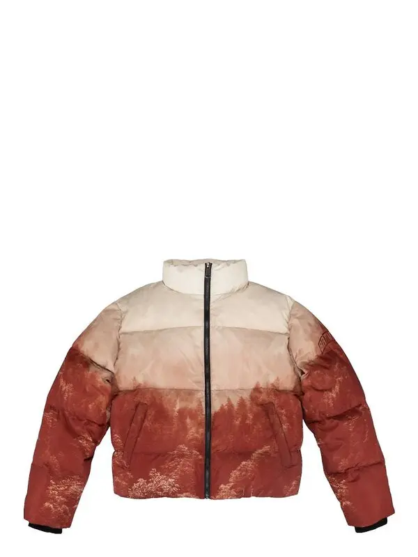 BRAVEST STUDIOS Wildfire Puffer Jacket - Forest Red