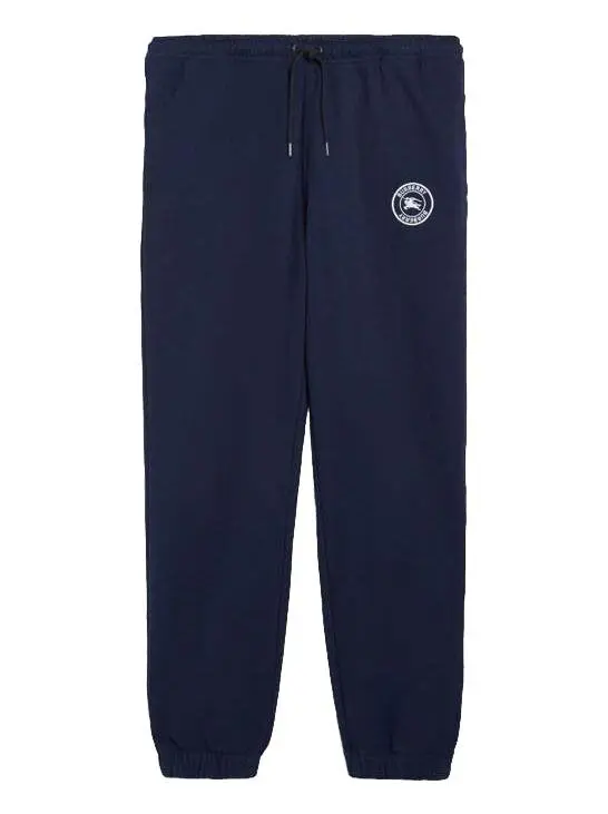 Burberry Embroidered Logo Sweatpants - Navy Blue