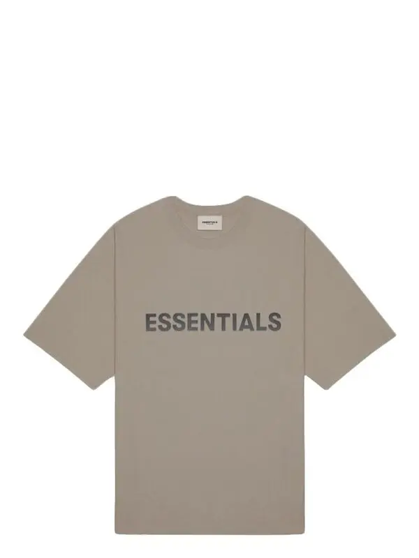 Fear Of God Essentials Boxy T-shirt Applique Logo - Taupe