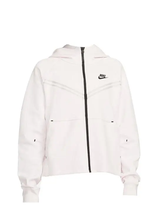 Nike Sportswear Tech Fleece Full-zip Hoodie - Pearl Pink/black
