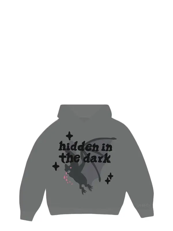 BROKEN PLANET Hidden In The Dark Hoodie - Shadow Grey