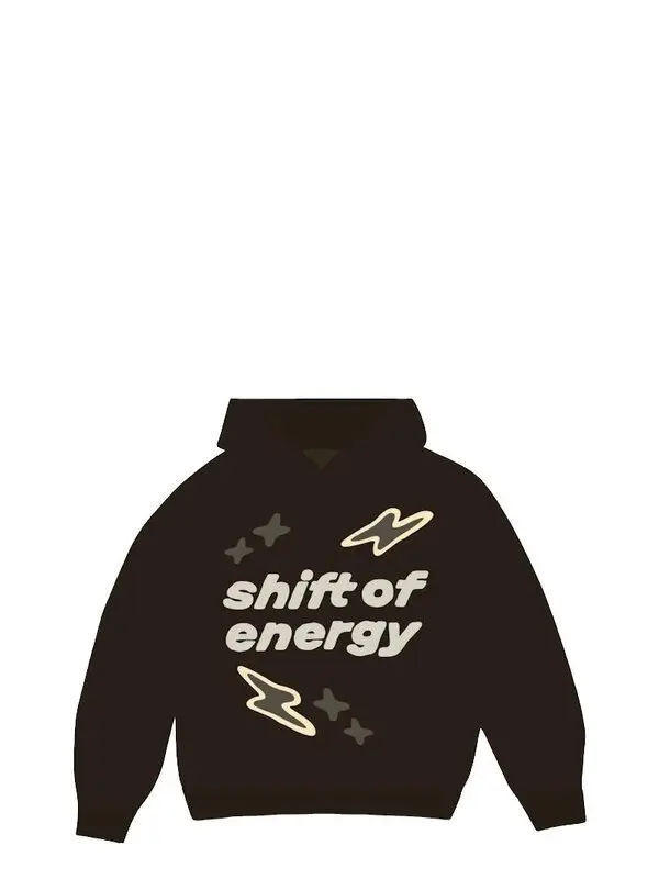 BROKEN PLANET Shift Of Energy Hoodie - Dark Brown