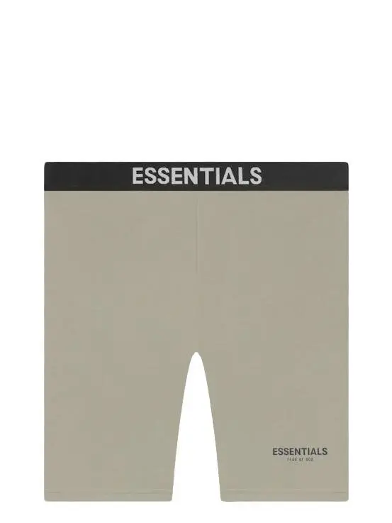 Fear Of God Essentials Athletic Biker Shorts - Moss/goat