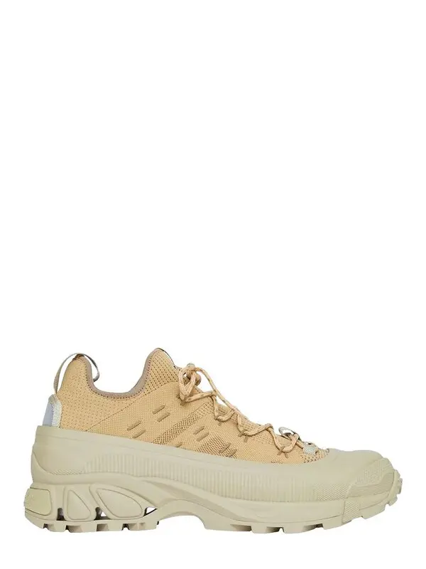 Burberry Arthur Knit Low Top Trainer - Beige